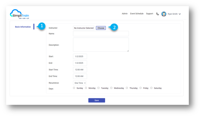 How to Create Instructor Availability in SimpliTrain - SimpliTrain HelpDesk