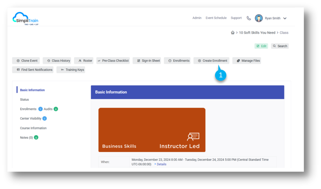 How to Enroll a Learner in a Course or Class in SimpliTrain - SimpliTrain HelpDesk