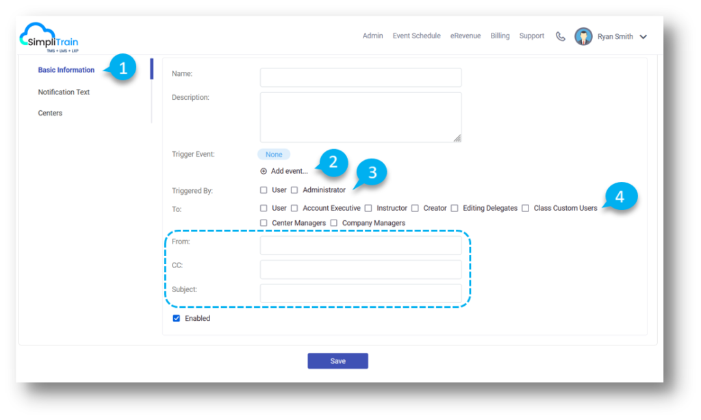 How to Create a Notification Plan in SimpliTrain - SimpliTrain HelpDesk