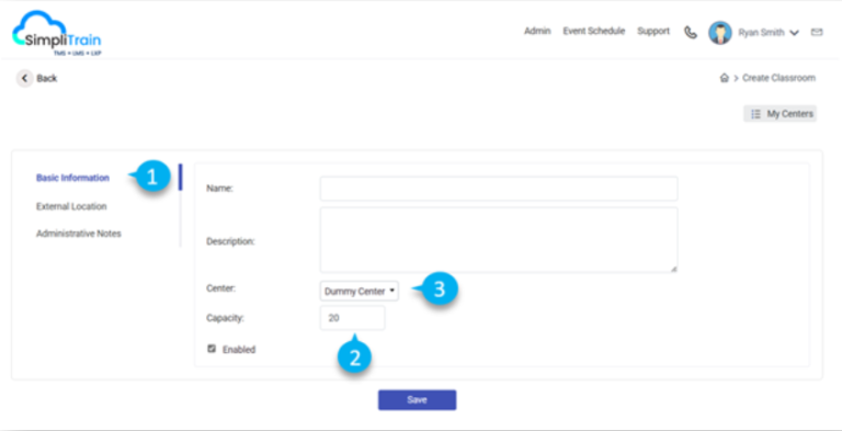 How to Create a Classroom in SimpliTrain - SimpliTrain HelpDesk