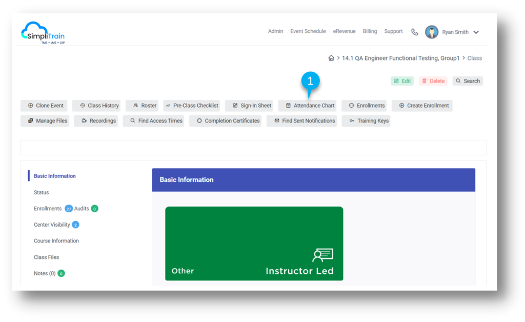 How to Manage Class Attendance in SimpliTrain - SimpliTrain HelpDesk